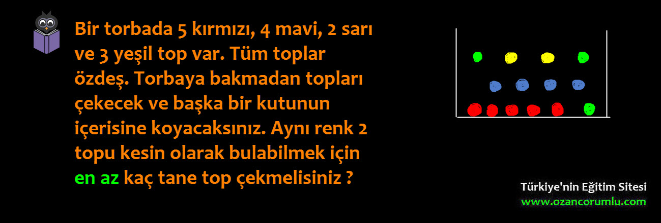 Ödüllü Soru 1. Hafta | ozancorumlu.com | Türkiye'nin Eğitim Sitesi